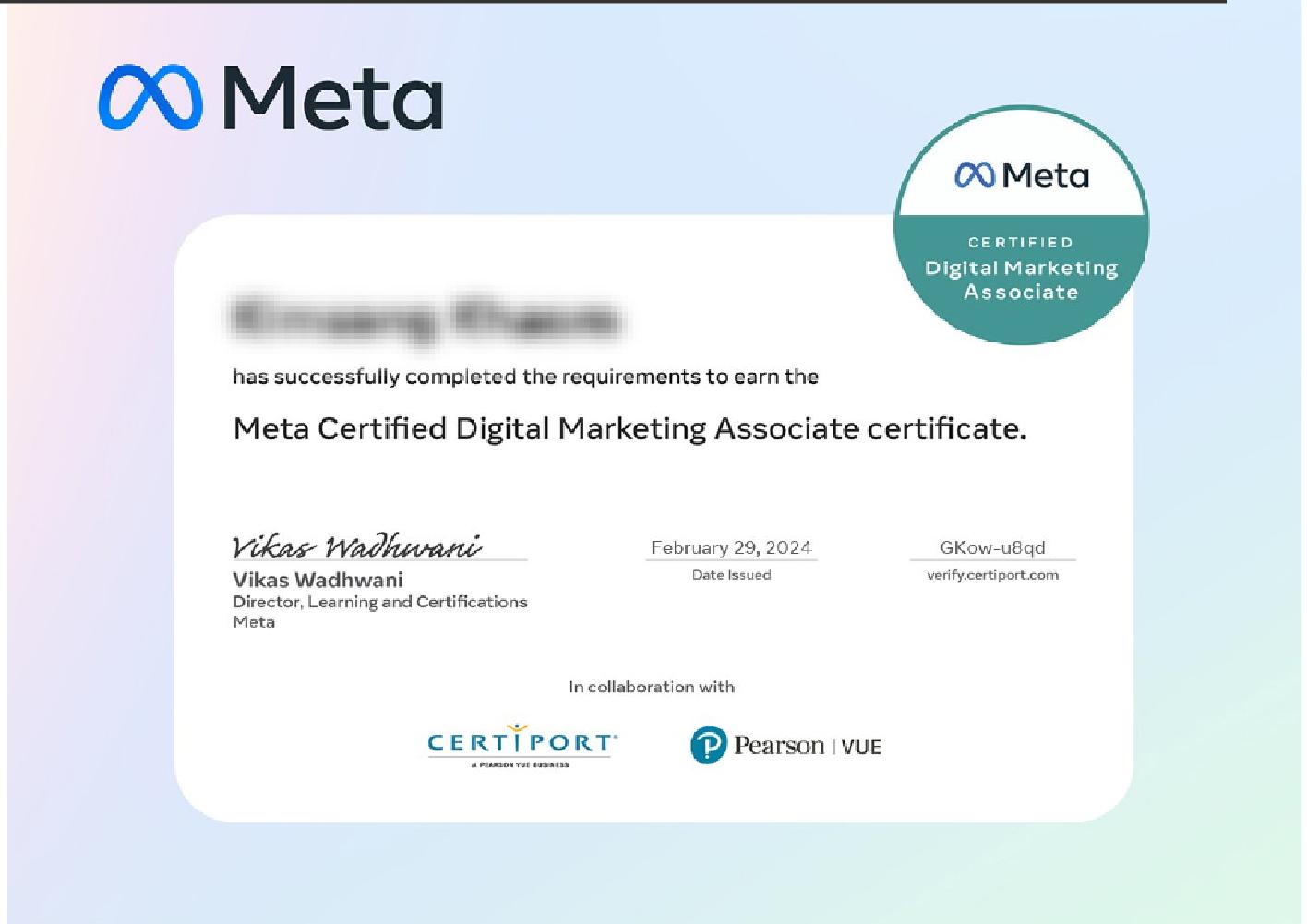 Advanced Certificate in Digital Marketing and Communication Course from ...
