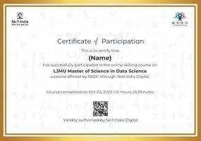 Master of Science (MS) in Data Science from LJMU & IIIT Bangalore